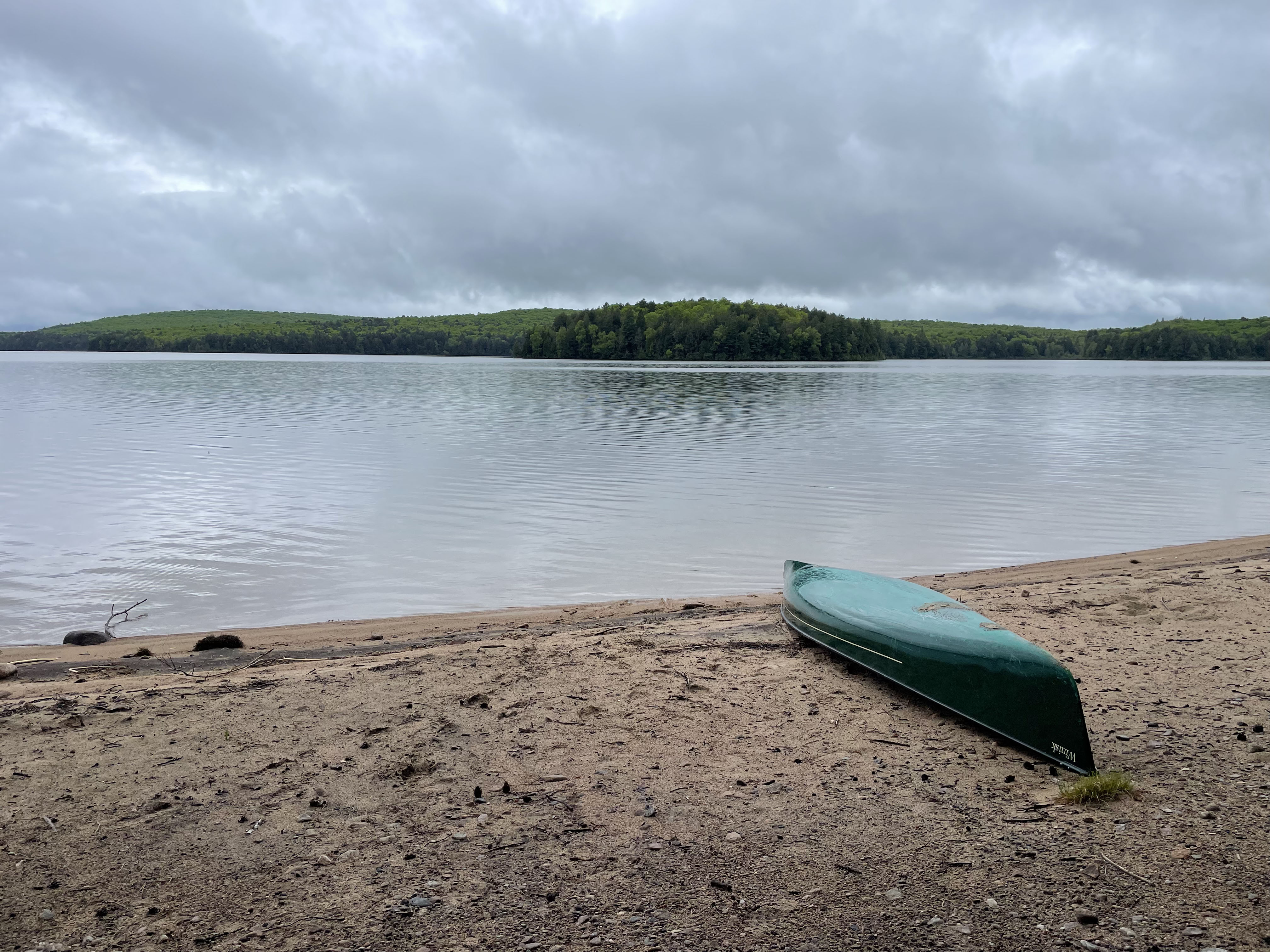 Manitou Lake – Site 43a – Beach view – All of Algonquin