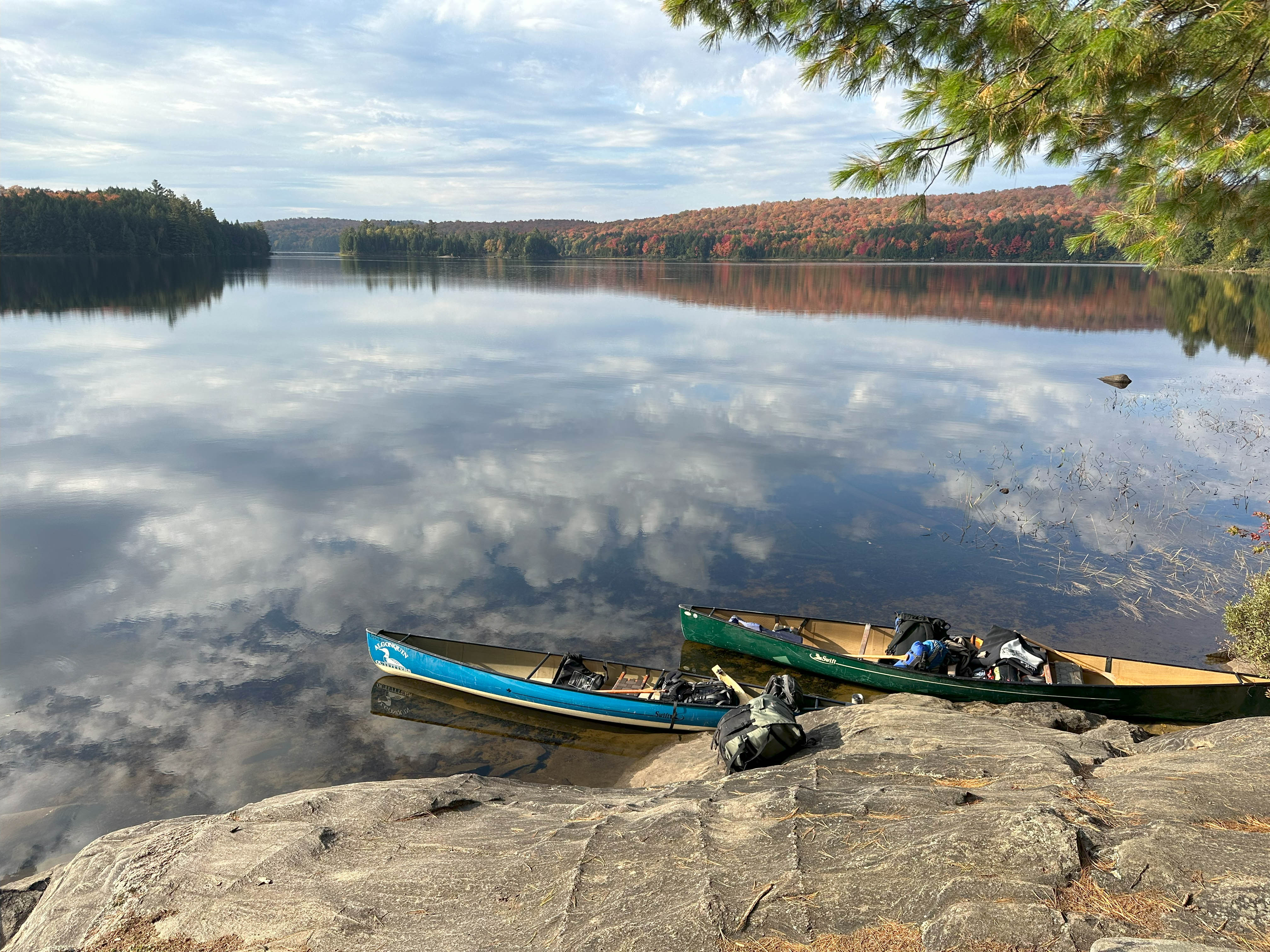Pen Lake – Site 2 – View (Fall Colours) – All of Algonquin