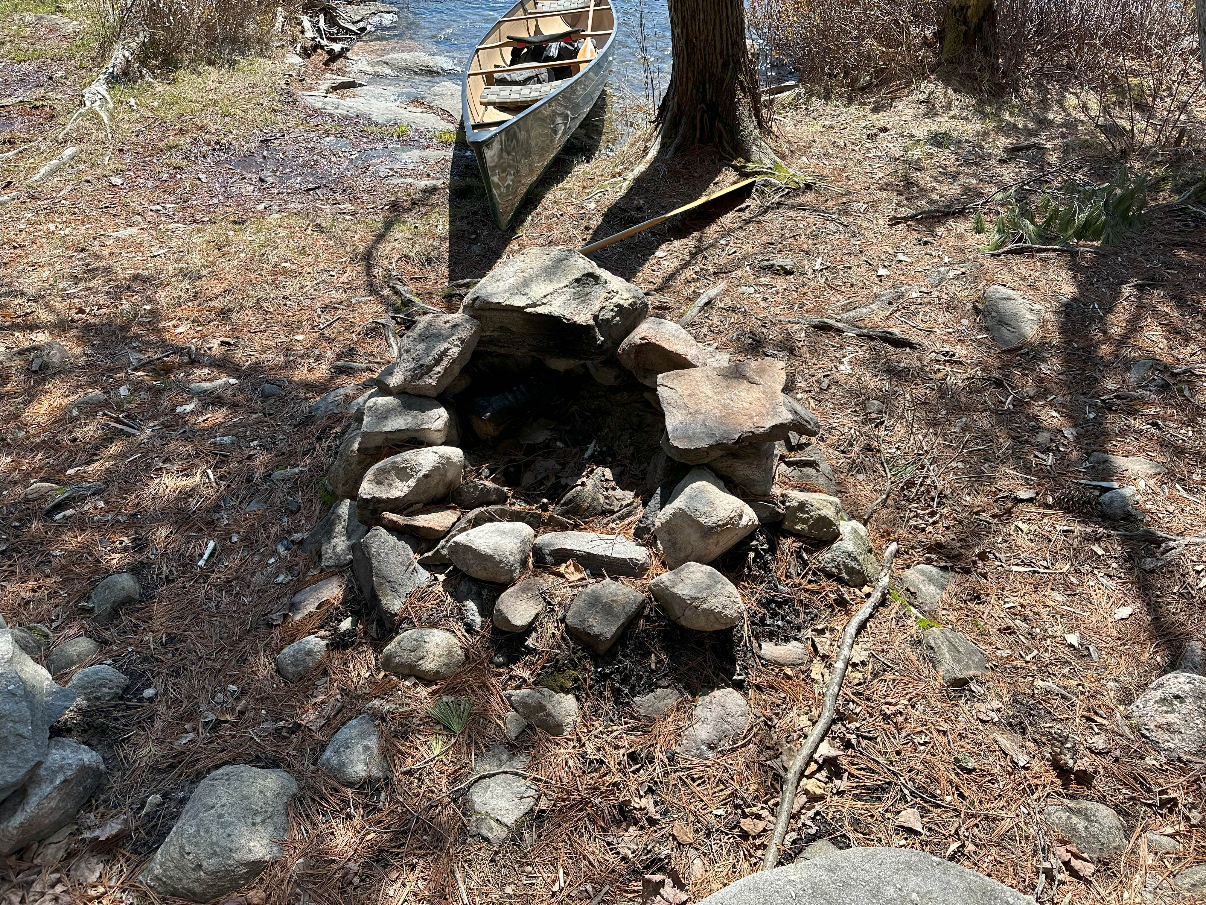 Kingscote Lake – Site 8 -Fire Pit – All of Algonquin