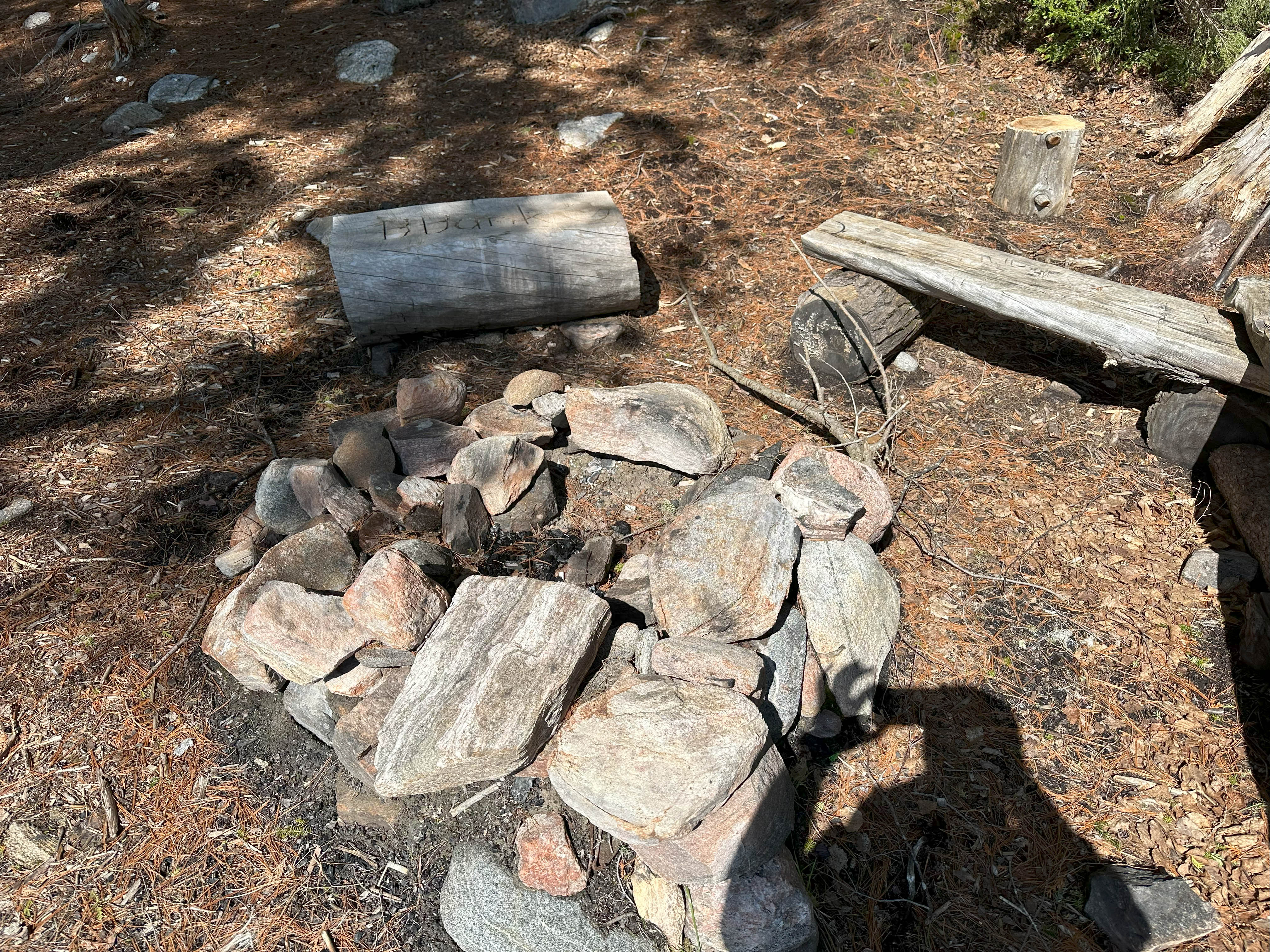 Kingscote Lake – Site 9 – Fire Pit – All of Algonquin