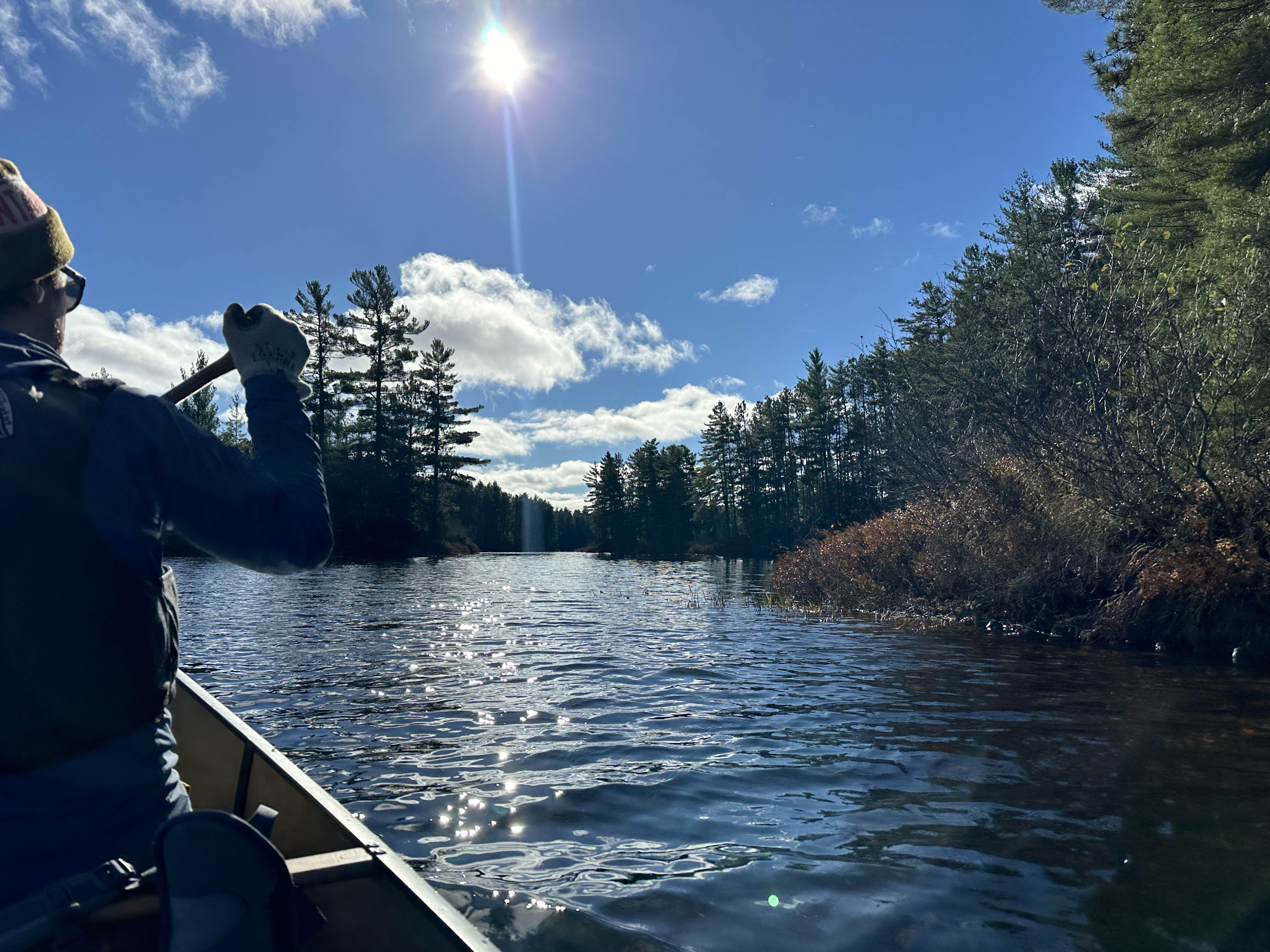 Crotch Lake in the sun – All of Algonquin